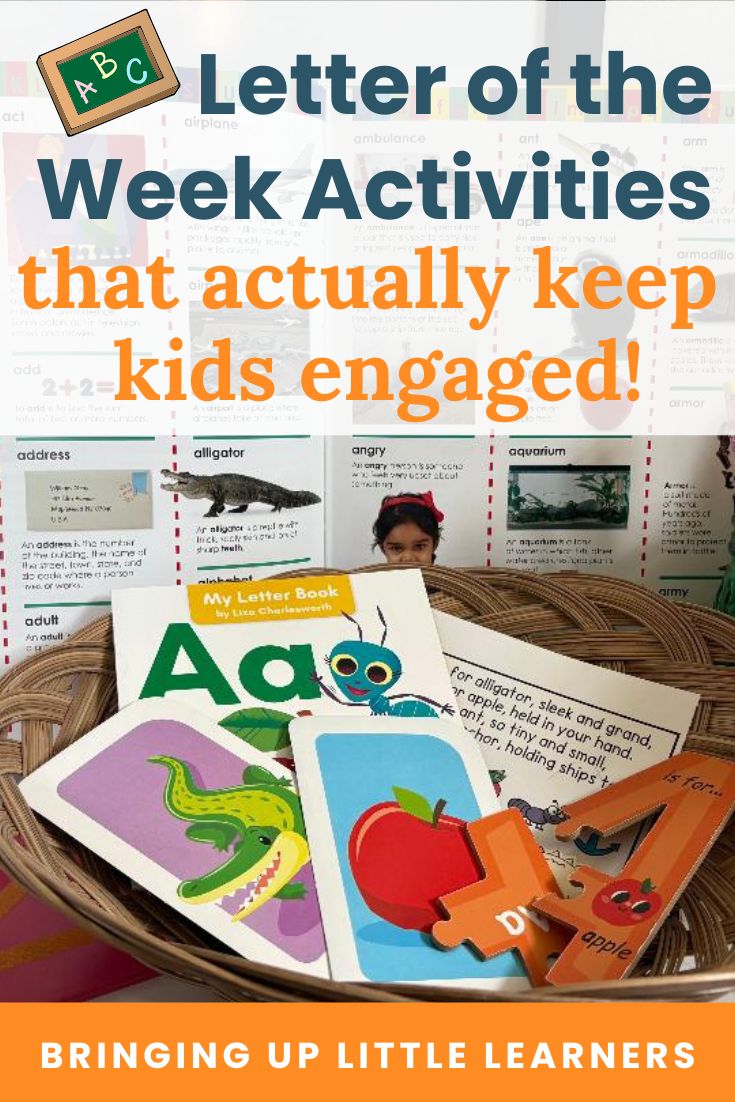 Letter of the Week Activities That Actually Keep Kids Engaged ...